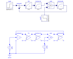 Modelica: Electrical.Analog.Examples.OpAmps.ControlCircuit